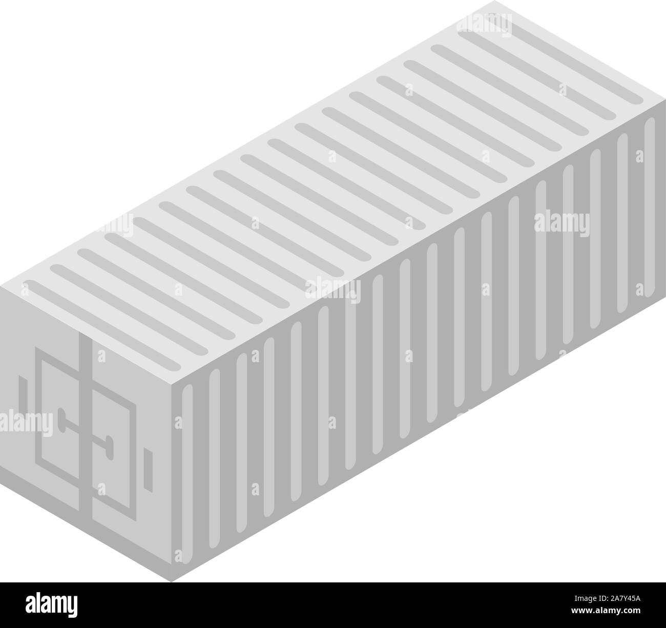 Cargo trailer icon, isometric style Stock Vector Image & Art - Alamy