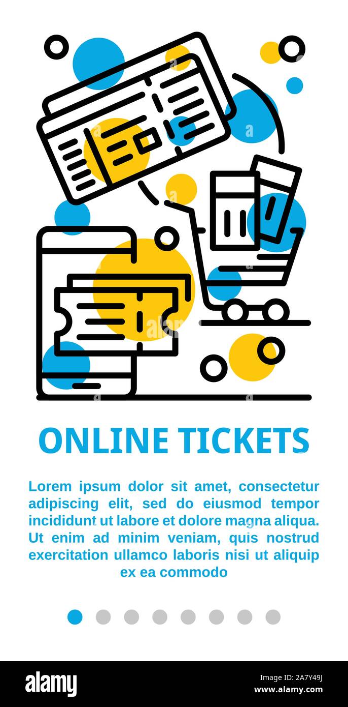 Tablet tickets Stock Vector Images - Alamy