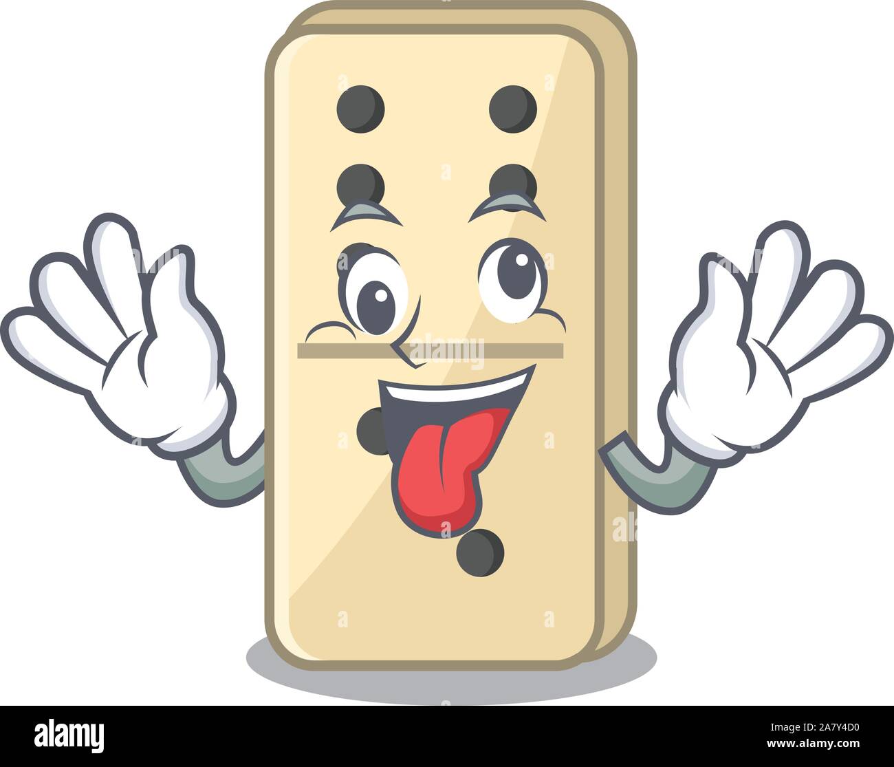 isolated domino with the cartoon bring gift Stock Vector Image & Art ...