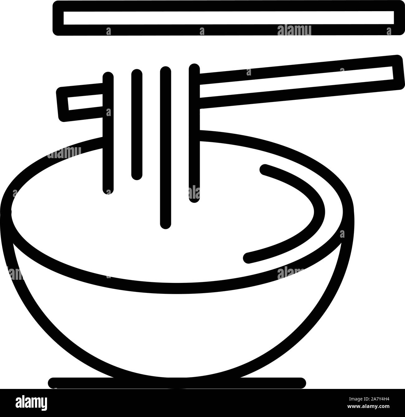 Chinese ramen icon, outline style Stock Vector Image & Art - Alamy