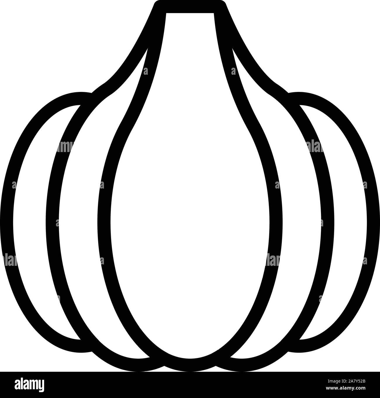 Garlic food icon, outline style Stock Vector Image & Art - Alamy