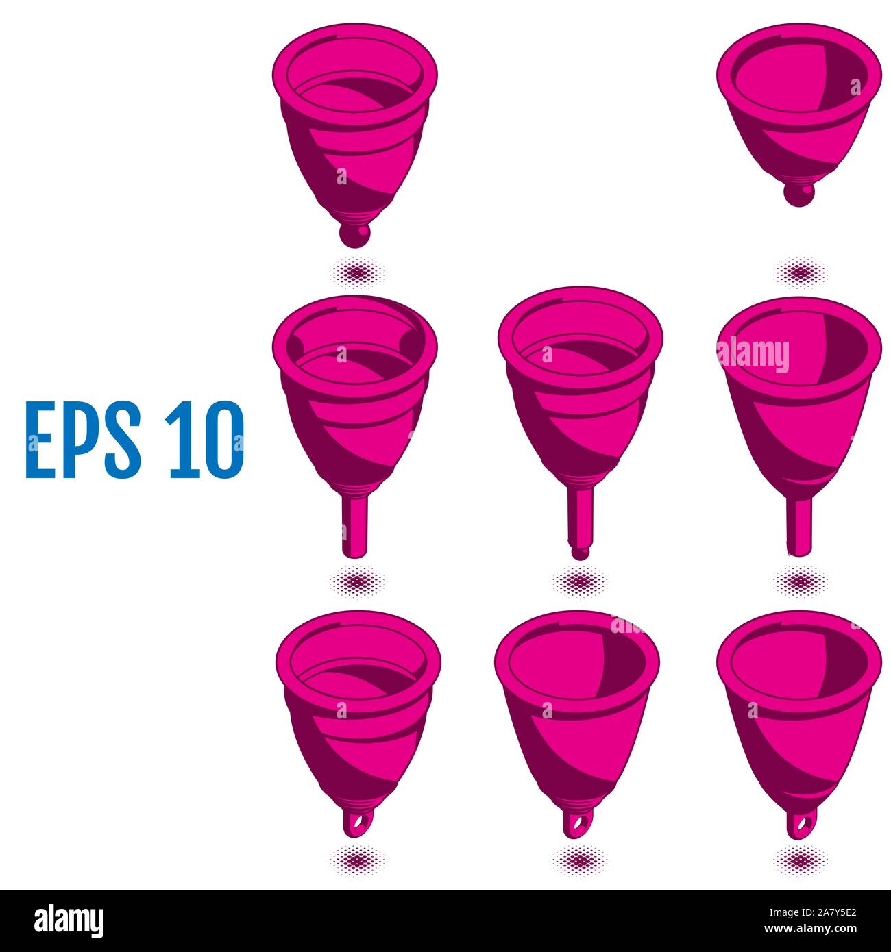 Menstruation cups hi-res stock photography and images - Alamy