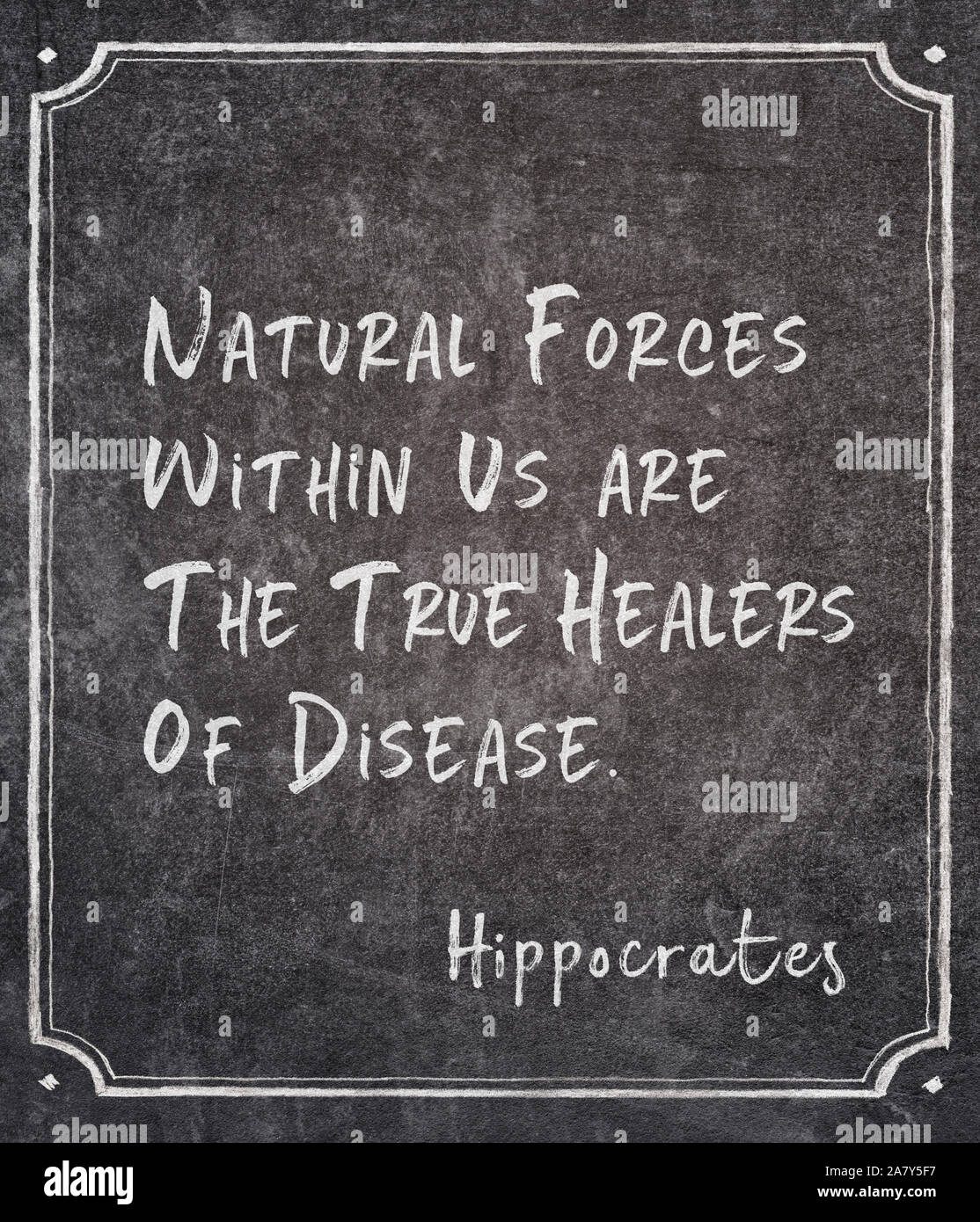 Natural forces within us are the true healers of disease - famous ...