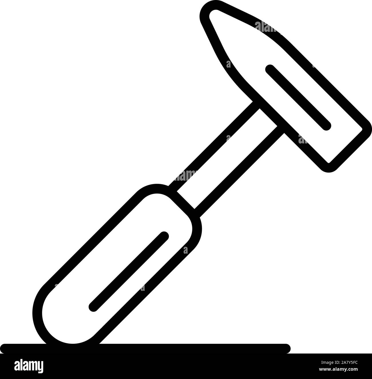 Medical hammer icon, outline style Stock Vector Image & Art - Alamy