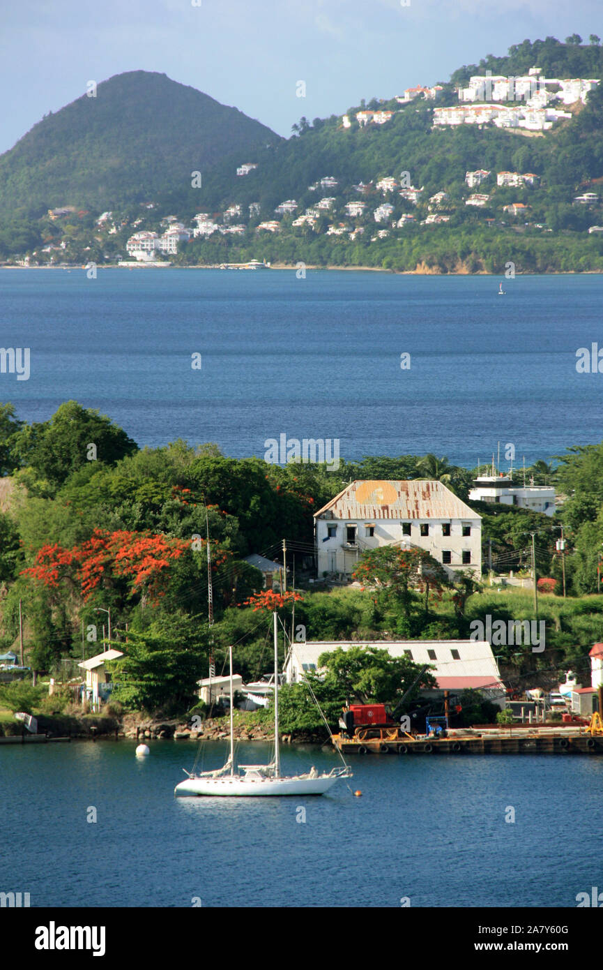 Castries city st lucia caribbean hi-res stock photography and images ...