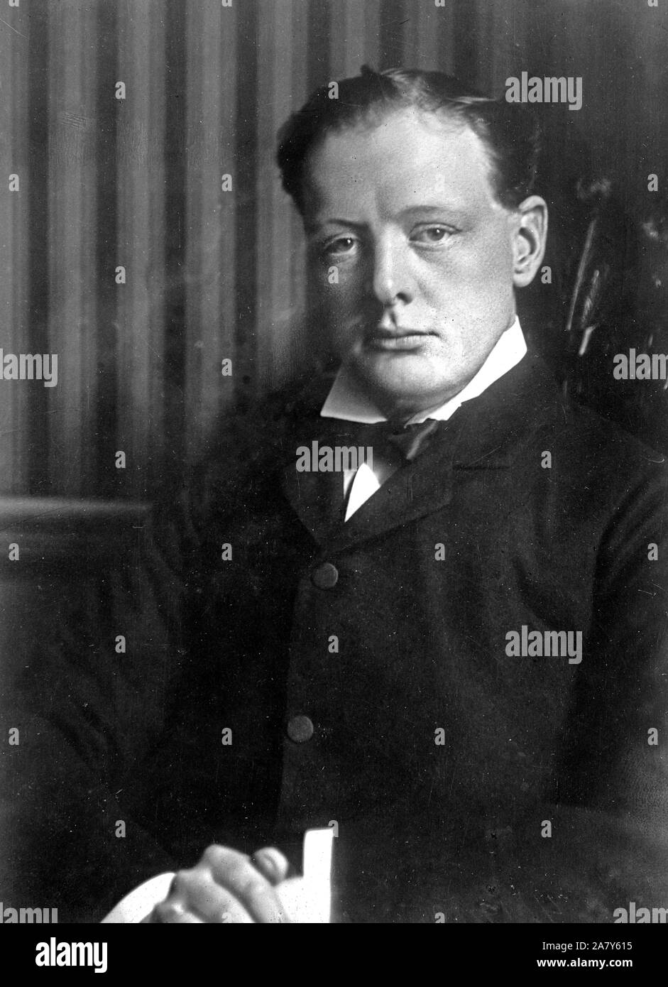 Young winston churchill hi-res stock photography and images - Alamy
