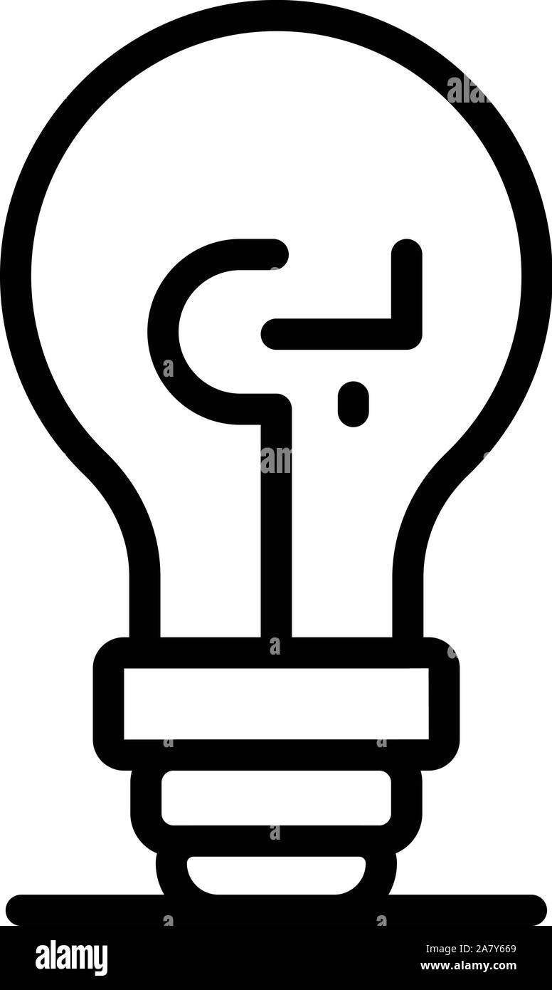 Bulb project icon, outline style Stock Vector Image & Art - Alamy
