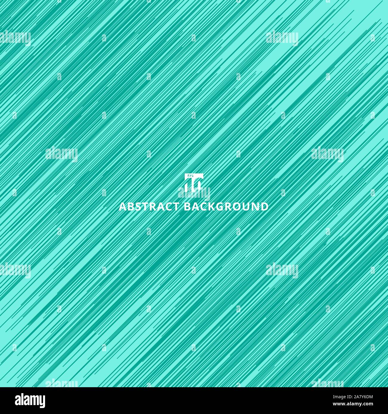 Abstract turquoise green color wave diagonal lines pattern rough ...