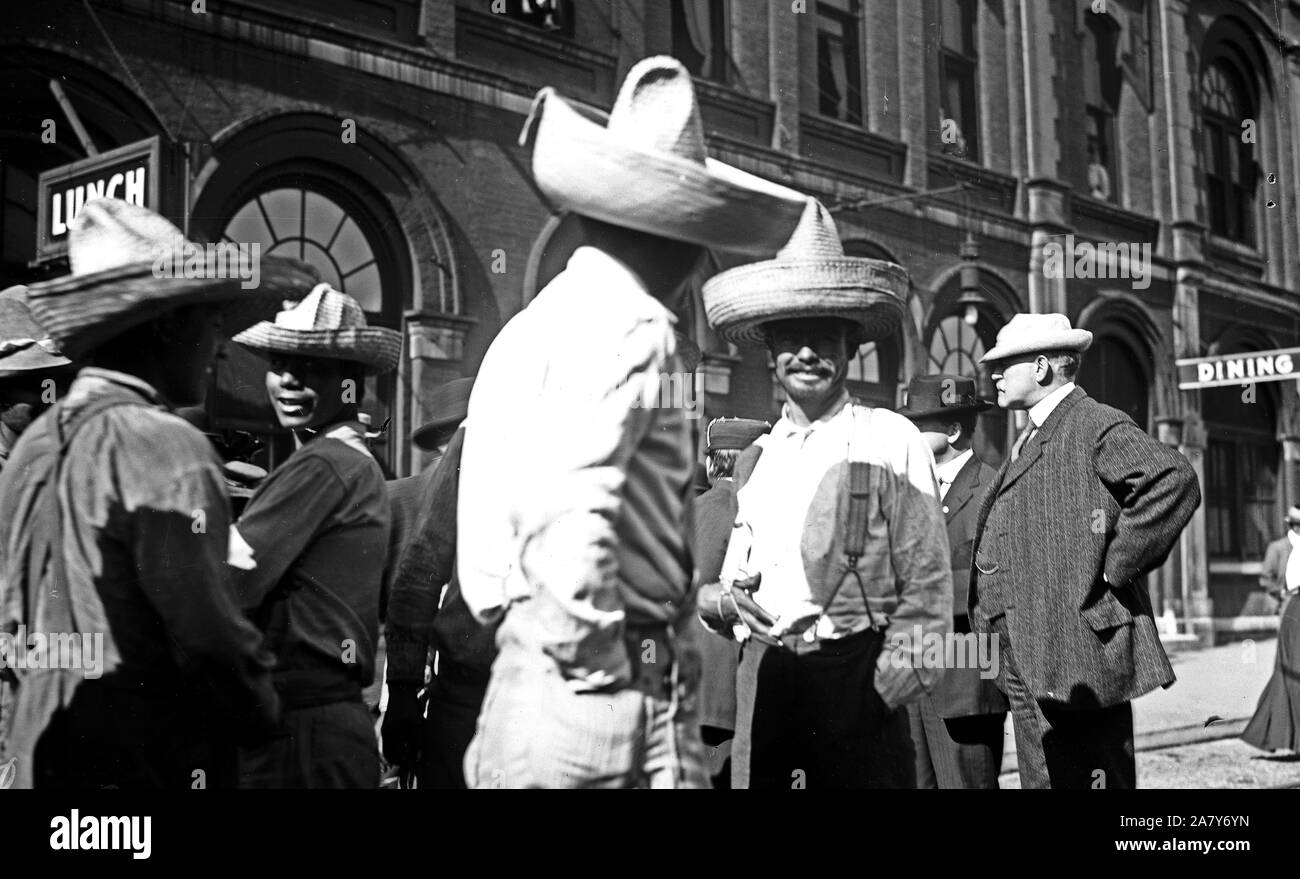 Mexican labor, Newton, Kas. 1908 Stock Photo - Alamy