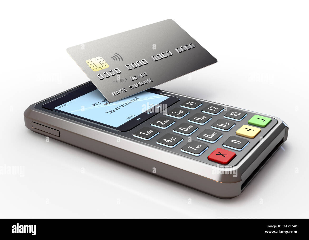 Handheld card reader hi-res stock photography and images - Alamy