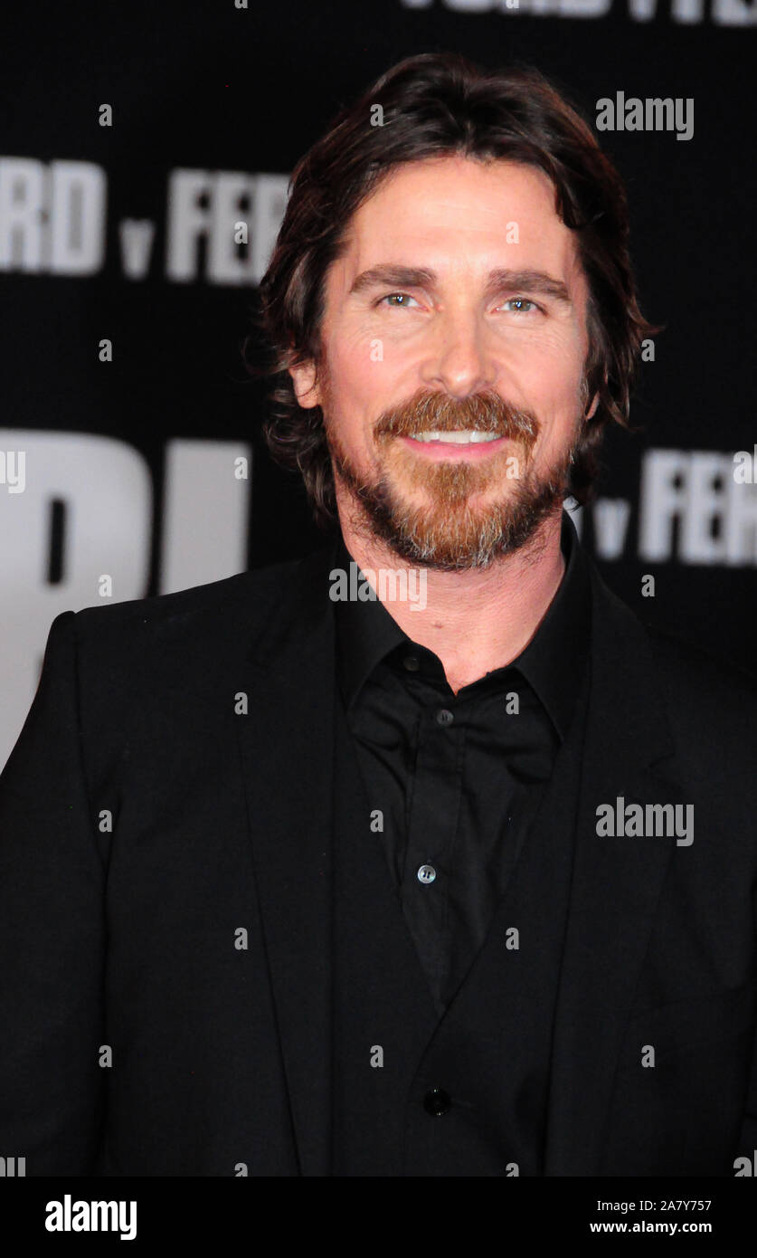 Hollywood, California, USA 4th November 2019 Actor Christian Bale ...