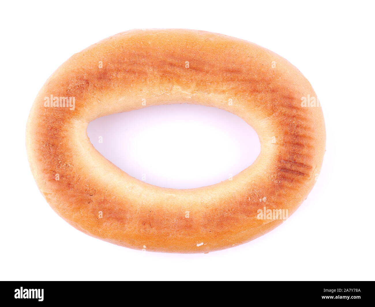 bagel on a white background Stock Photo - Alamy