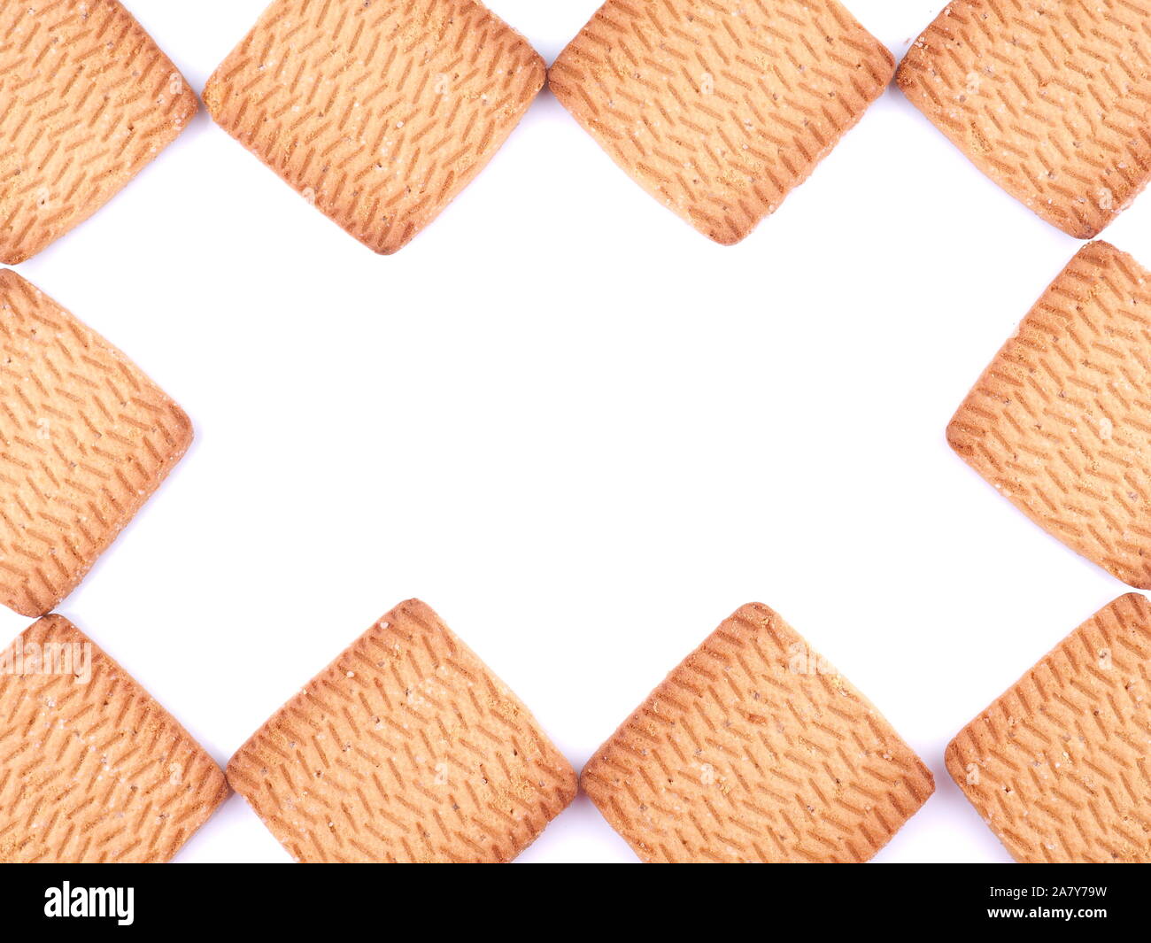 cookies on a white background Stock Photo - Alamy