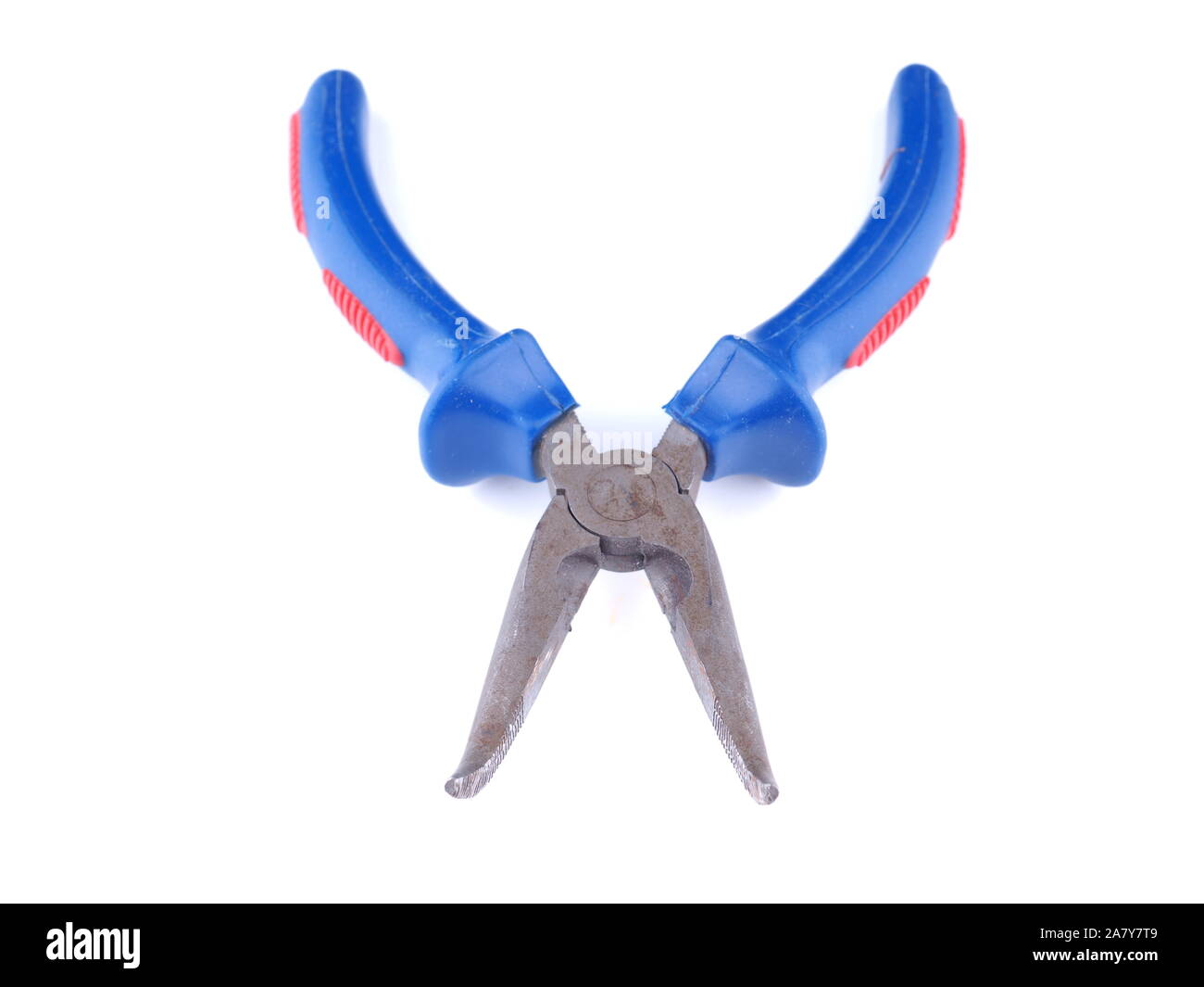 pliers on a white background Stock Photo - Alamy