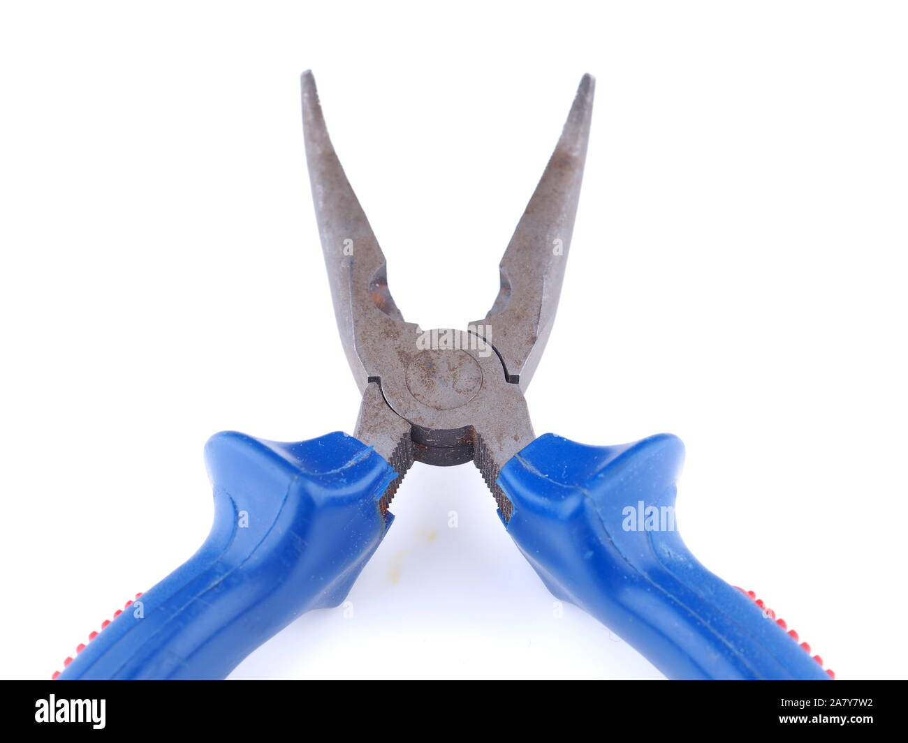 pliers on a white background Stock Photo - Alamy