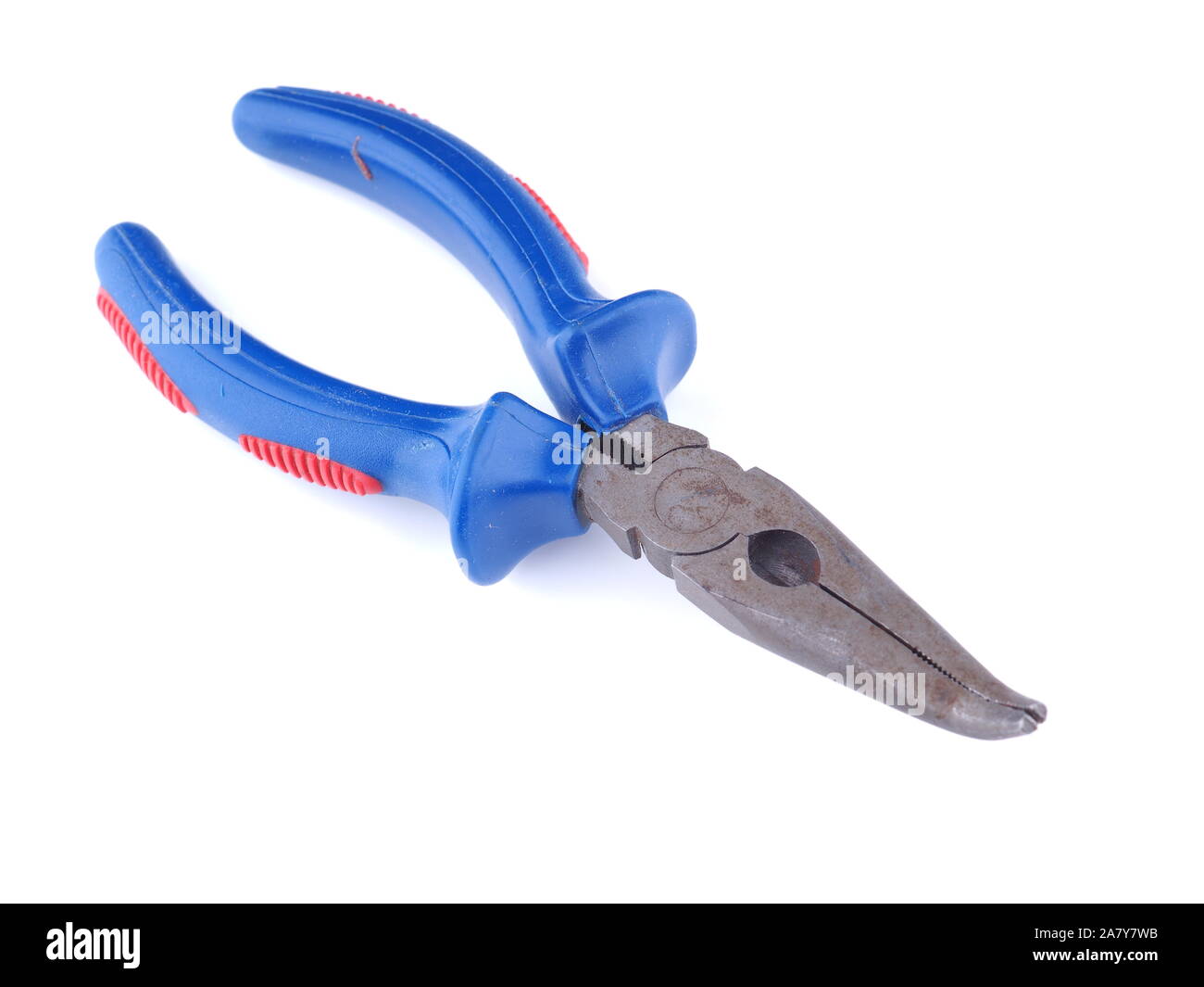 pliers on a white background Stock Photo - Alamy