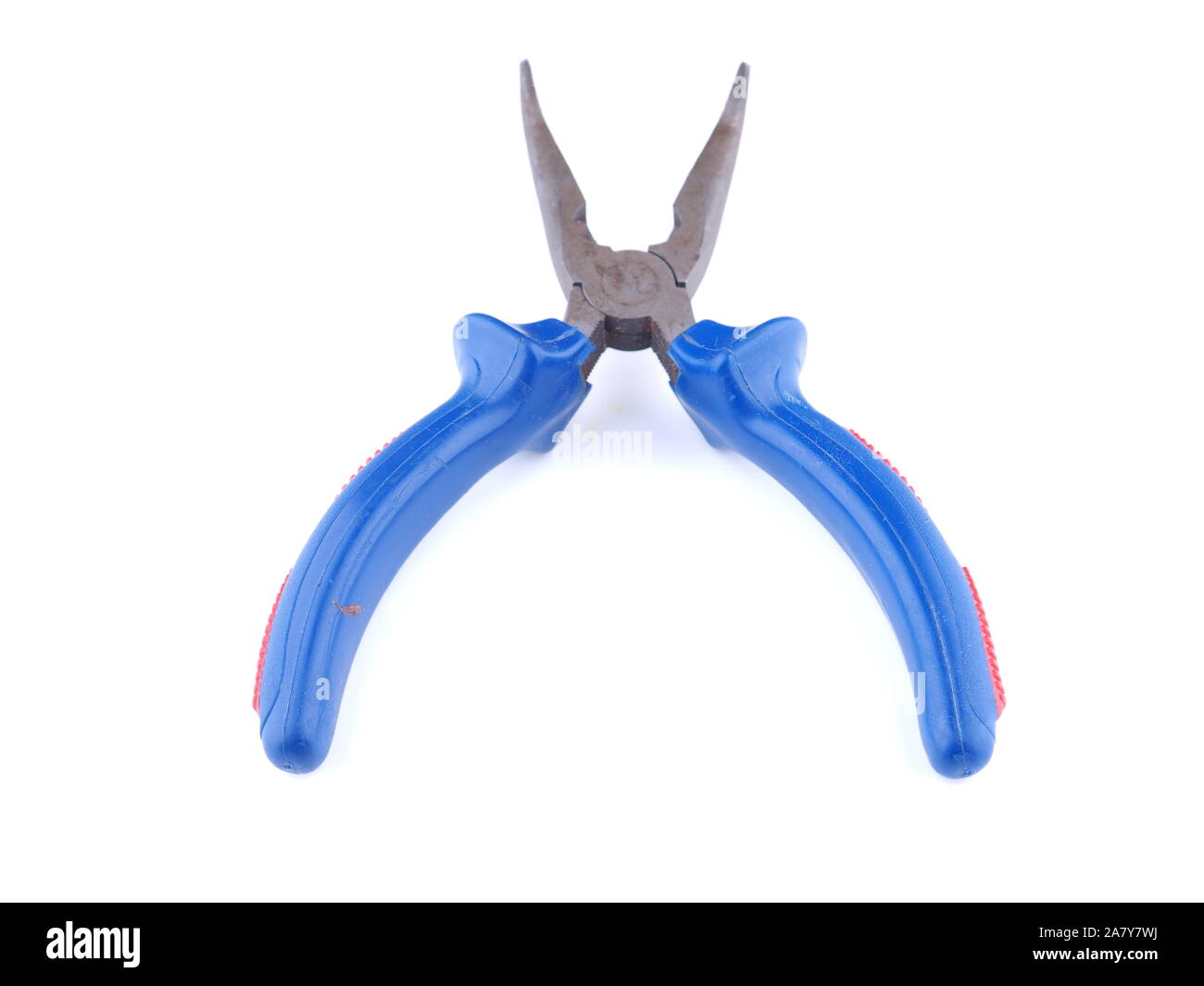 pliers on a white background Stock Photo - Alamy