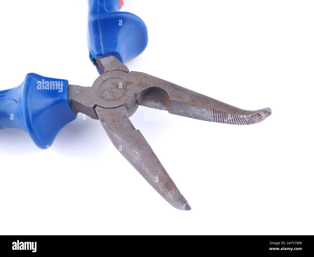 pliers on a white background Stock Photo - Alamy