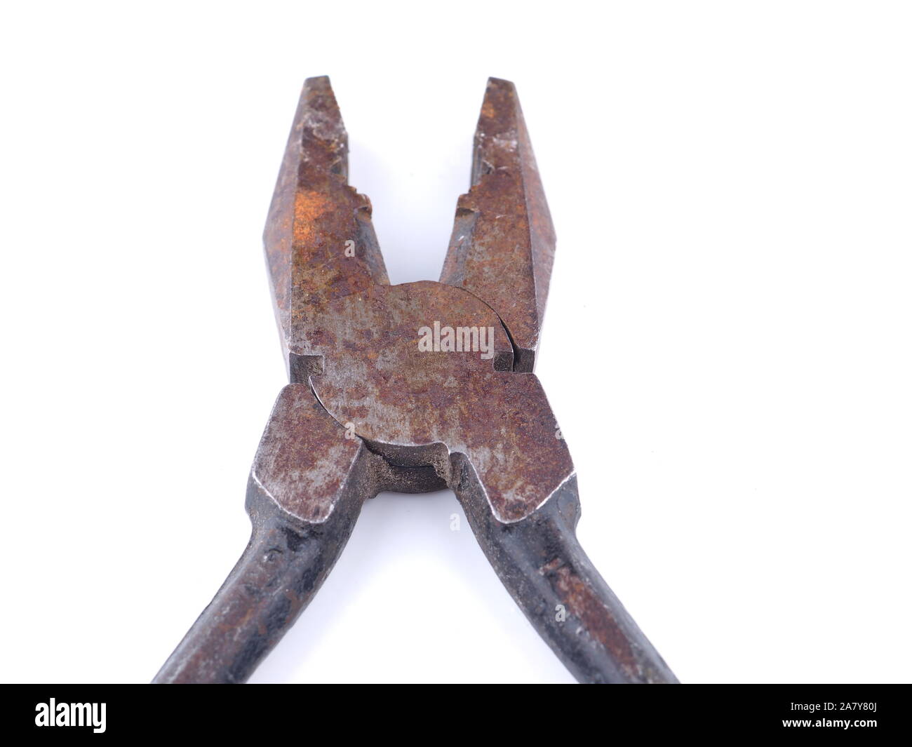 pliers on a white background Stock Photo - Alamy