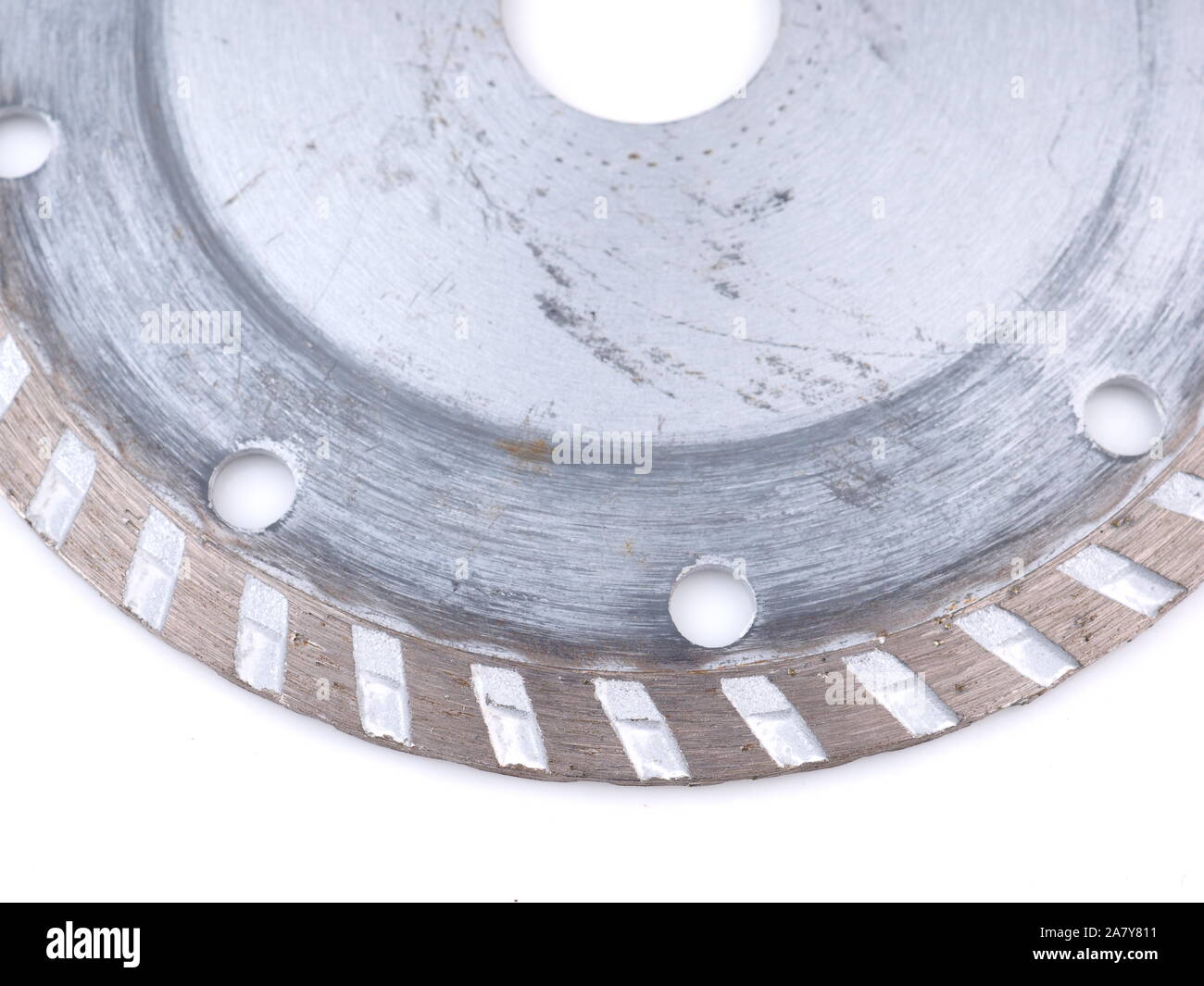 diamond cutting disc on a white background Stock Photo - Alamy