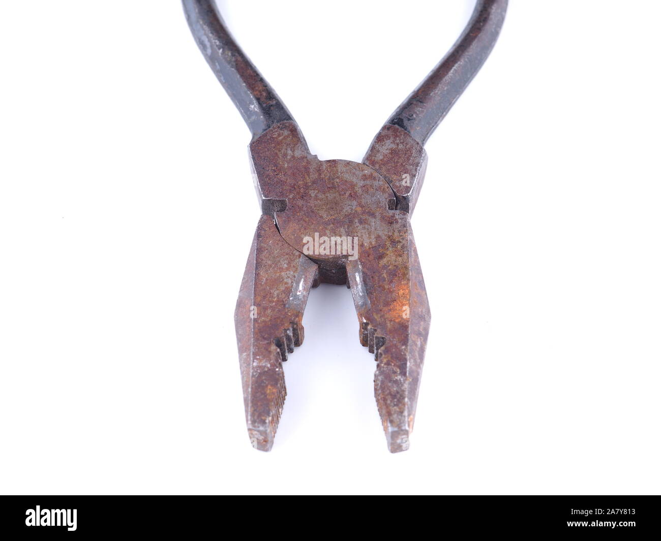 pliers on a white background Stock Photo - Alamy