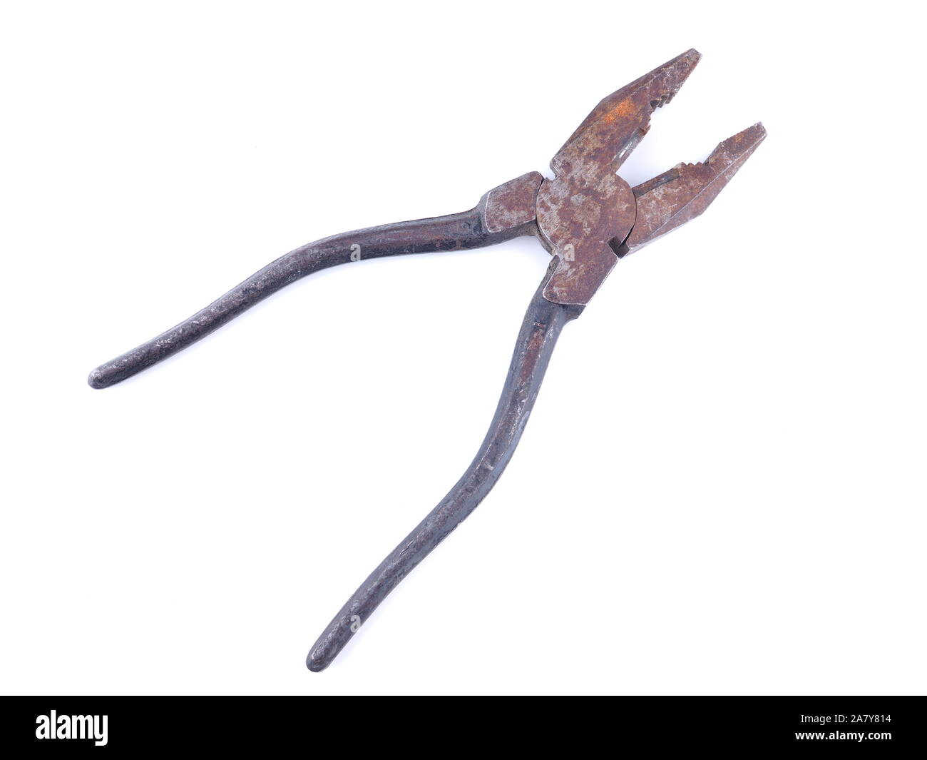 pliers on a white background Stock Photo - Alamy