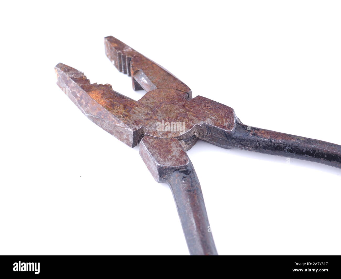 pliers on a white background Stock Photo - Alamy