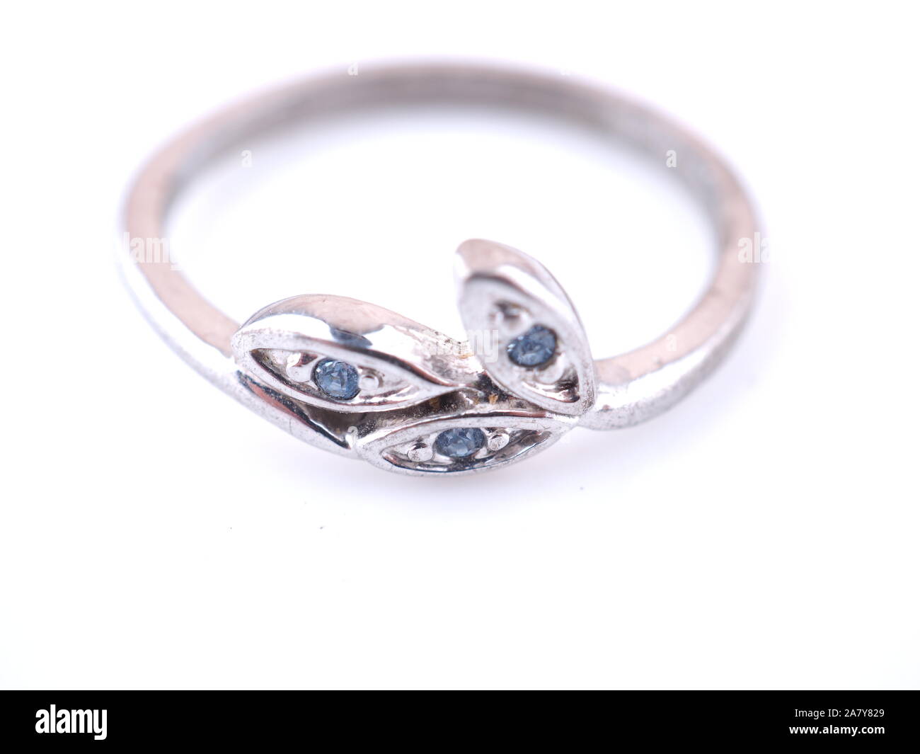 ring on a white background Stock Photo - Alamy