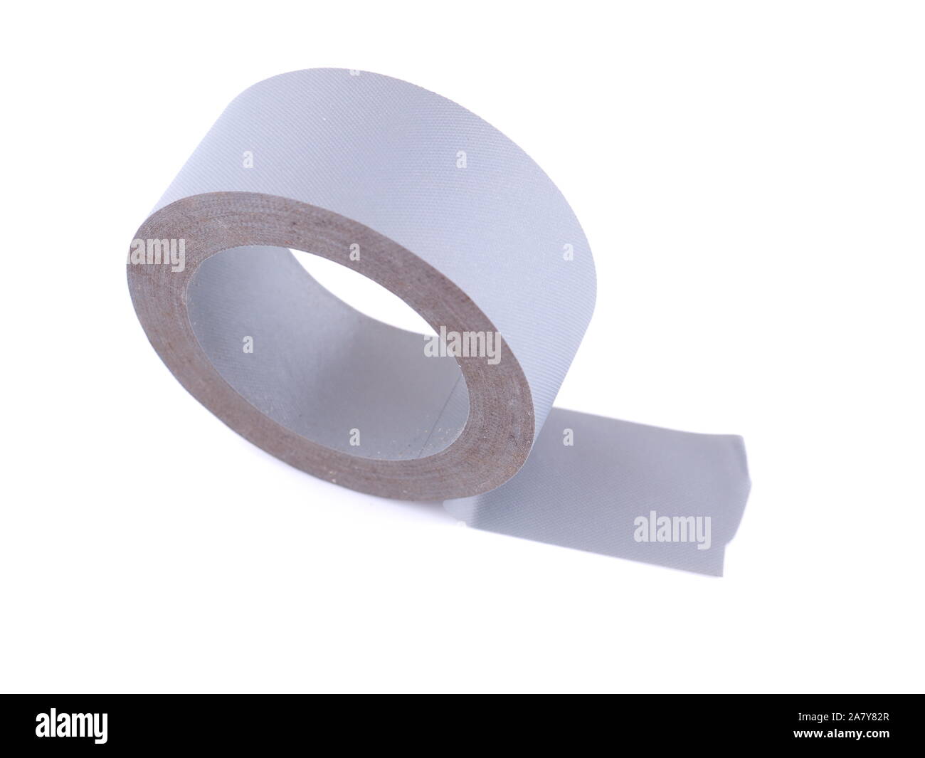 gray electrical tape on a white background Stock Photo - Alamy