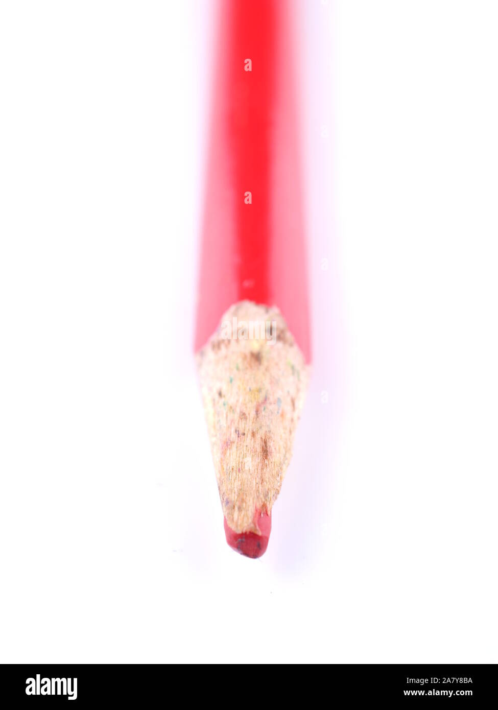 color pencil on a white background Stock Photo - Alamy