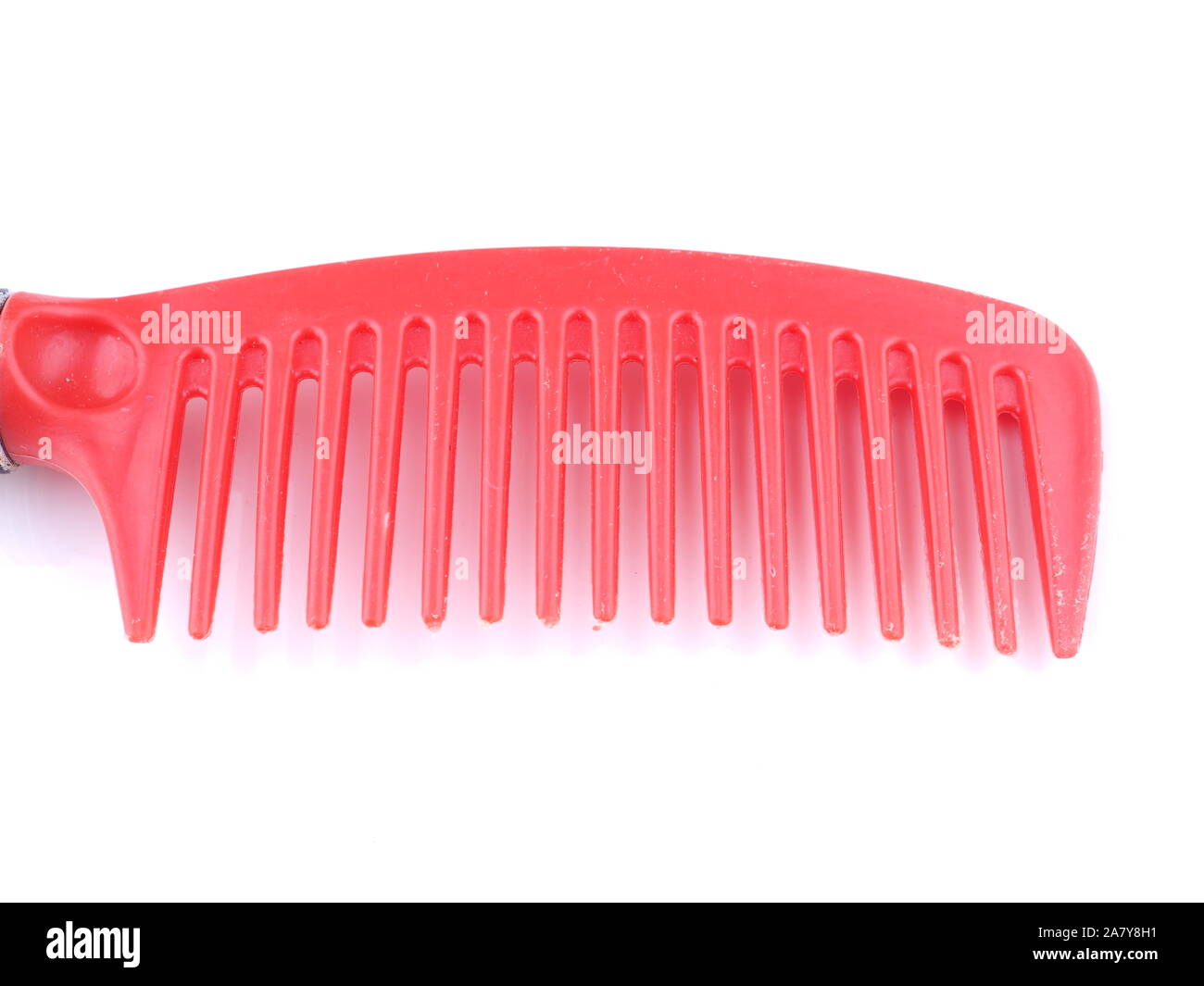 hairbrush on a white background Stock Photo - Alamy