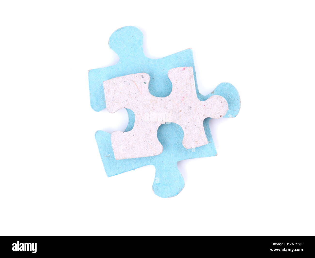 puzzle on a white background Stock Photo - Alamy