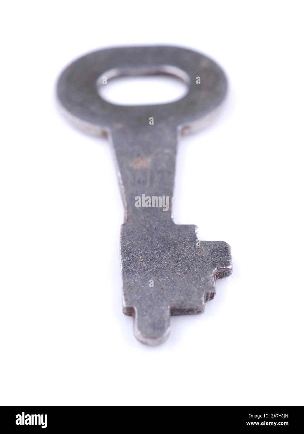 key on a white background Stock Photo - Alamy