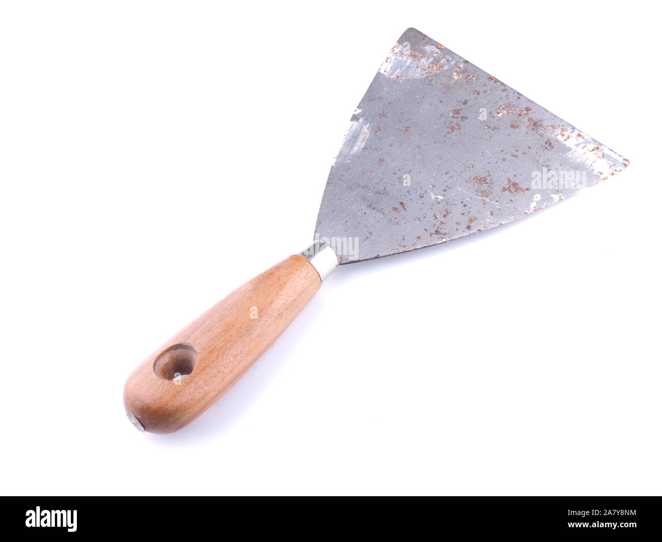 construction spatula on a white background Stock Photo - Alamy