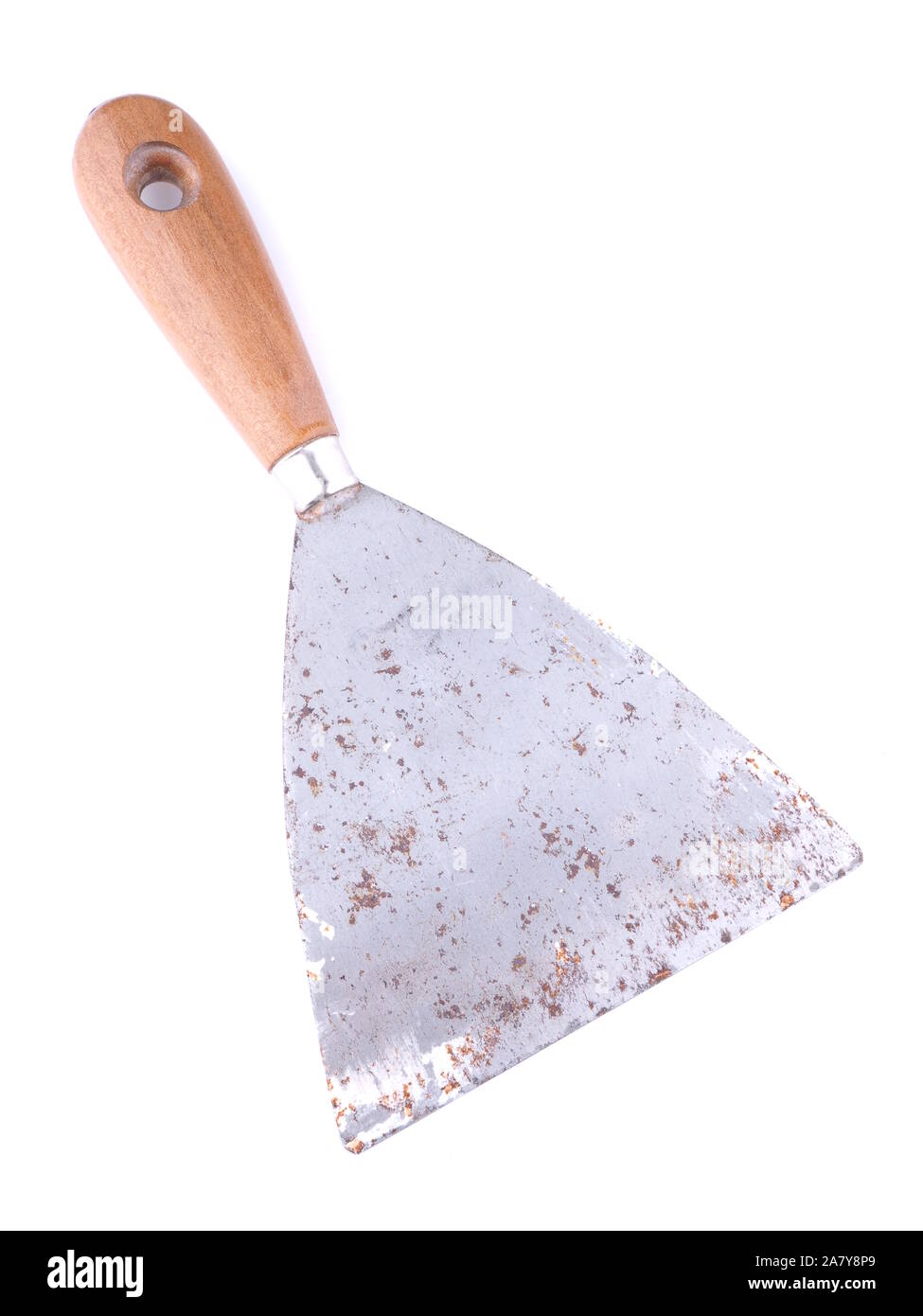 construction spatula on a white background Stock Photo - Alamy