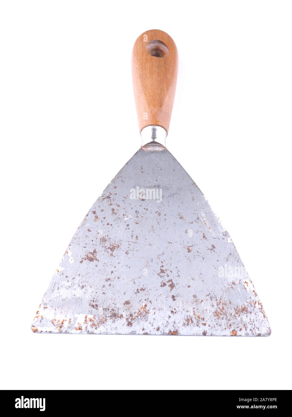 construction spatula on a white background Stock Photo - Alamy