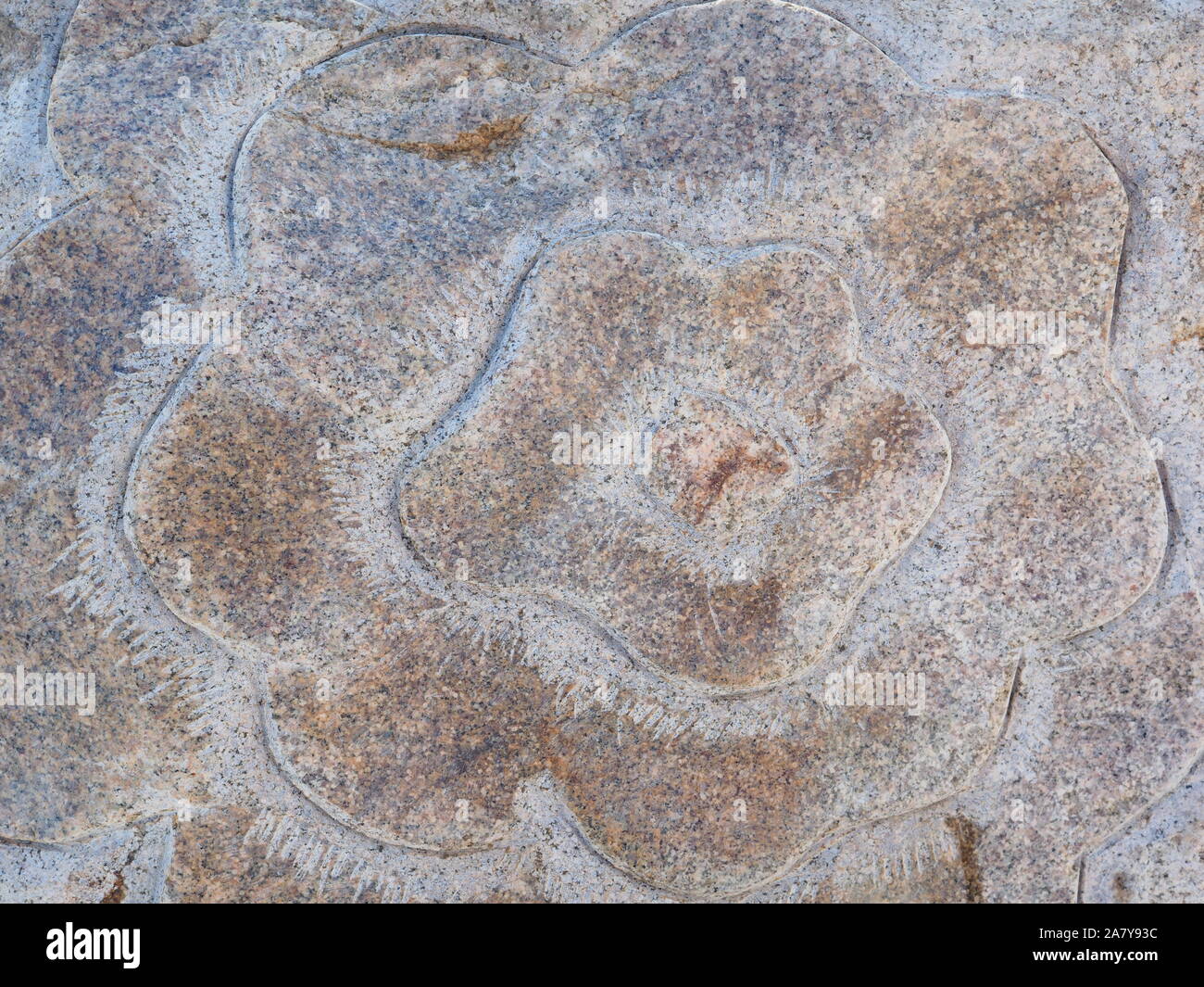 stone granite with notches. Russia Stock Photo - Alamy
