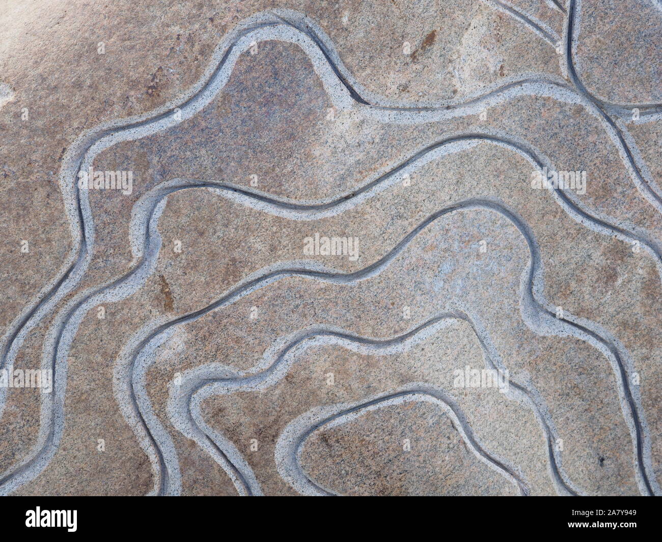 stone granite with notches. Russia Stock Photo - Alamy