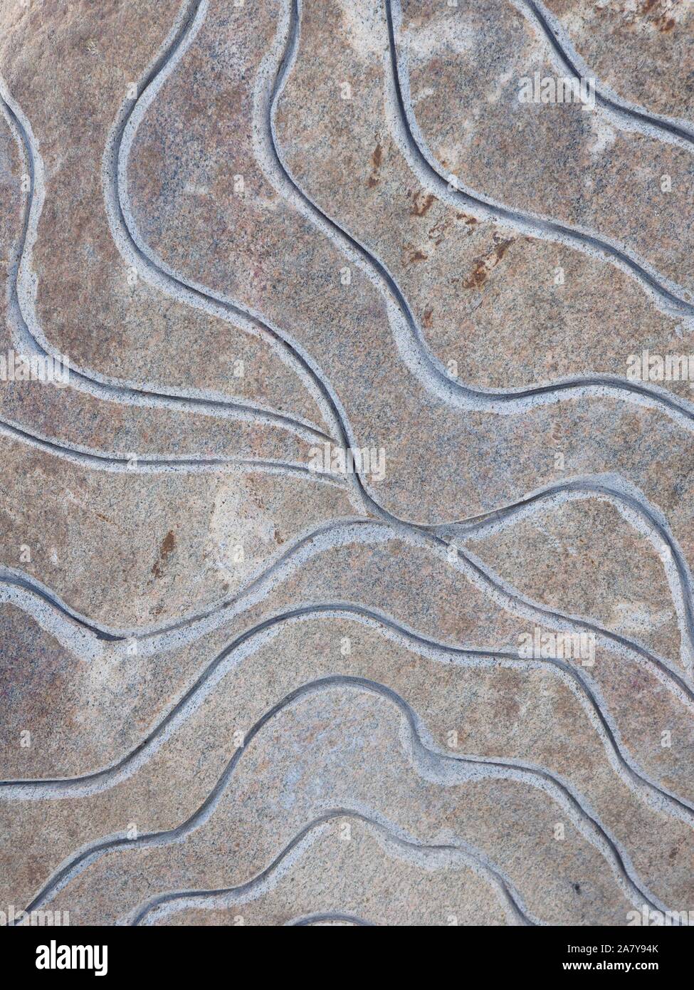 stone granite with notches. Russia Stock Photo - Alamy