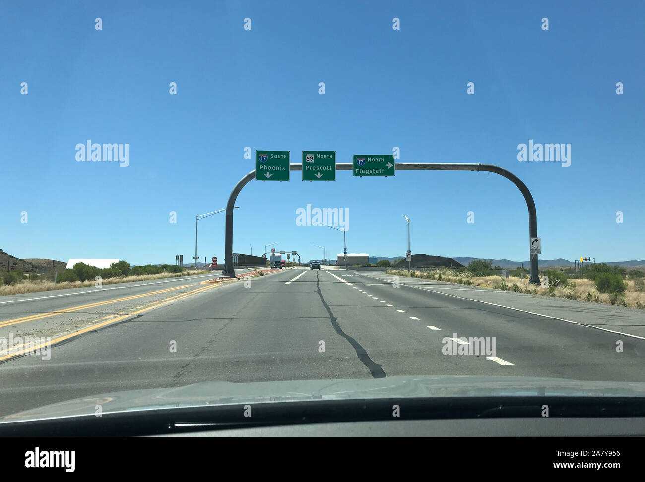 Interstate highway 17 road hi-res stock photography and images - Alamy