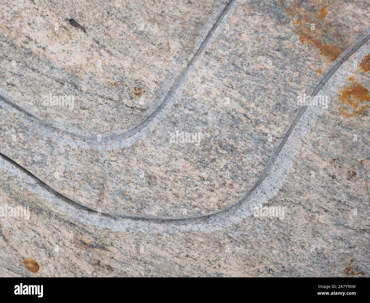 stone granite with notches. Russia Stock Photo - Alamy