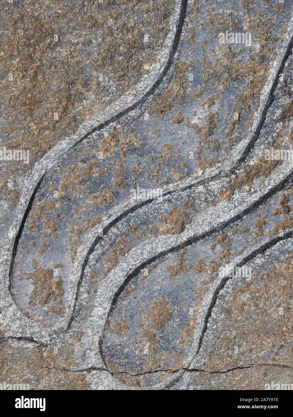 stone granite with notches. Russia Stock Photo - Alamy