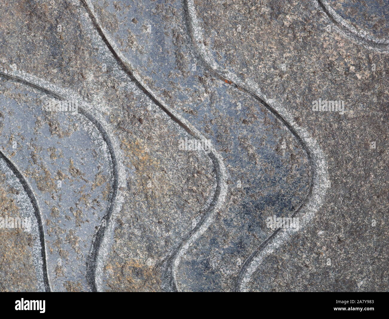 stone granite with notches. Russia Stock Photo - Alamy