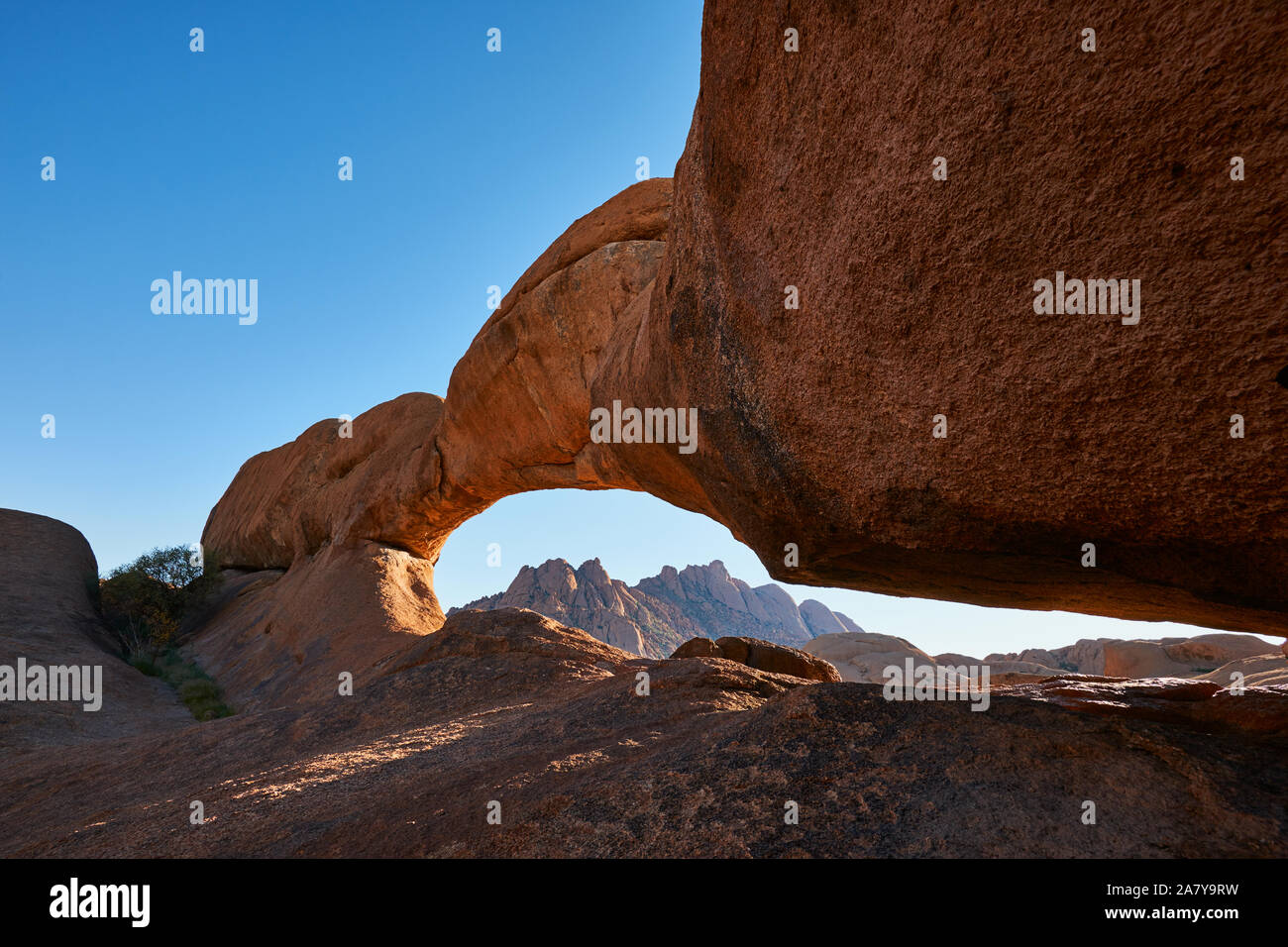 Beautiful Rock Arch at Spitzkoppe , in Namibia Stock Photo - Alamy