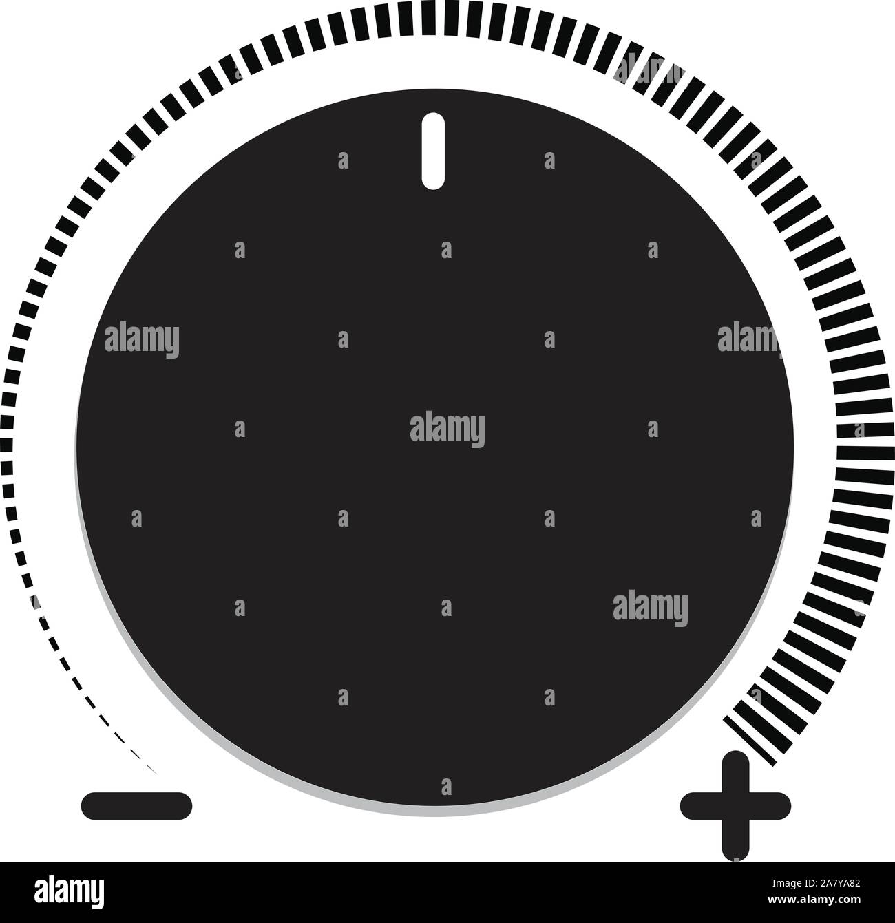 volume control icon. volume control on white background Stock Vector ...