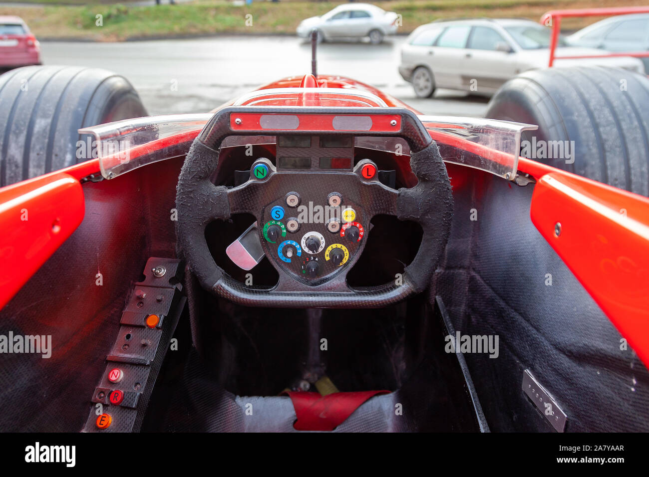 Cockpit of a formula 1 race car hi-res stock photography and images - Alamy