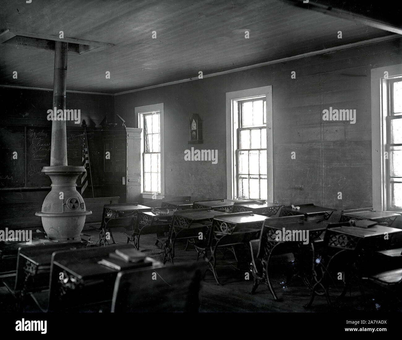 Interior of School Stock Photo - Alamy
