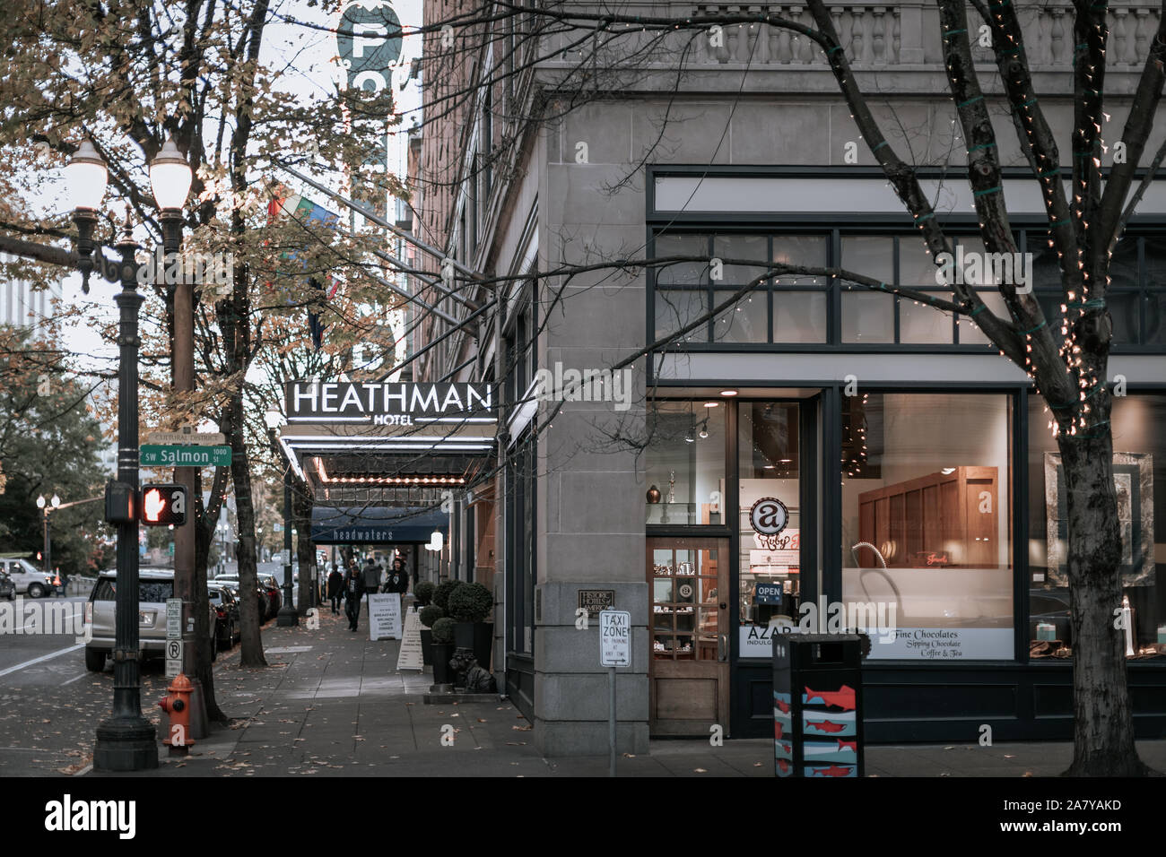 Portland oregon heathman hotel hi-res stock photography and images - Alamy