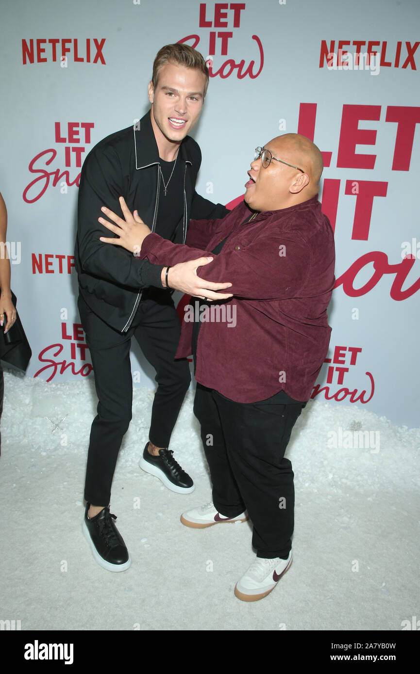 Los Angeles, CA. 4th Nov, 2019. Matthew Noszka, Jacob Batalon, at LA ...