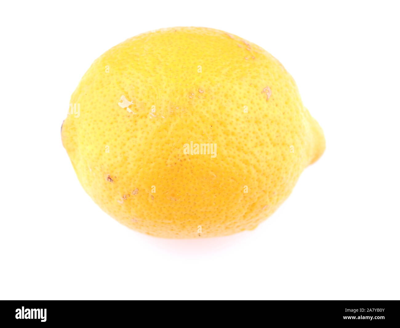 lemon on white background Stock Photo - Alamy